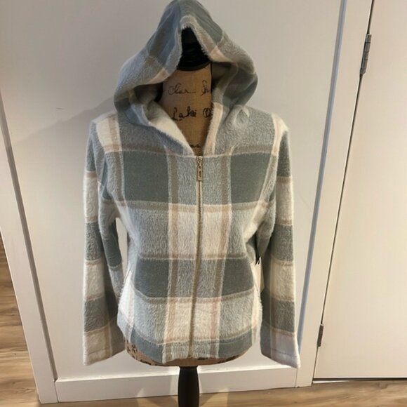 RACHEL Rachel Roy | Jackets & Coats | Nwt Rachel Zoe Hooded Plaid ...